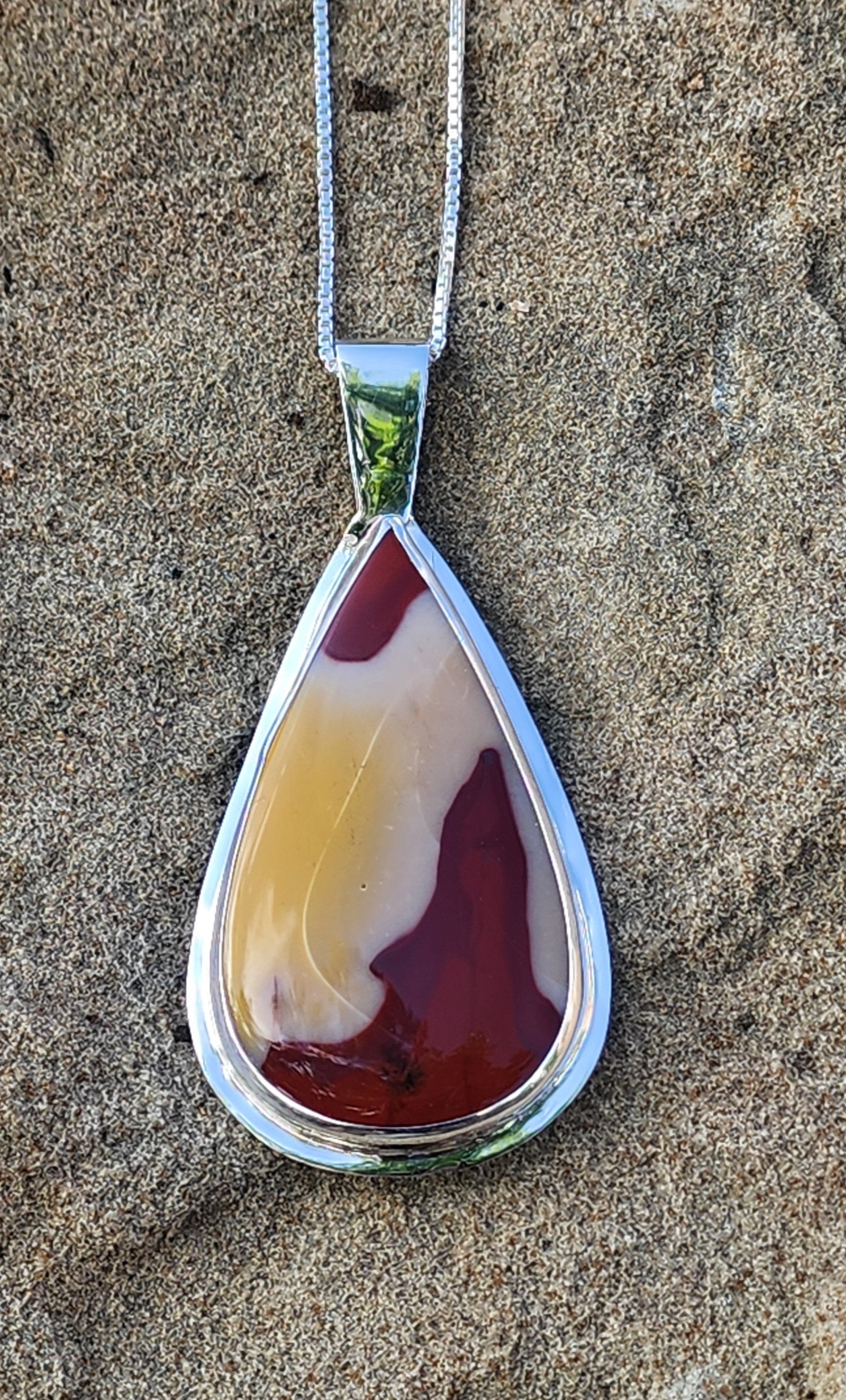 Red Mookaite Necklace | Brooke James